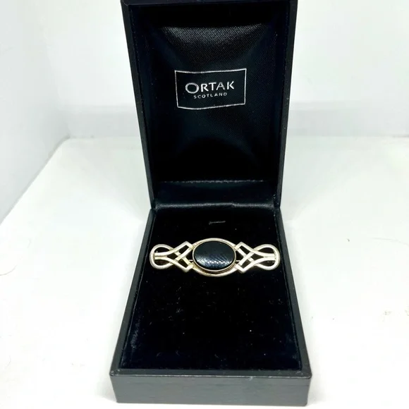 Vintage Ortak Celtic 925 Sterling Brooch